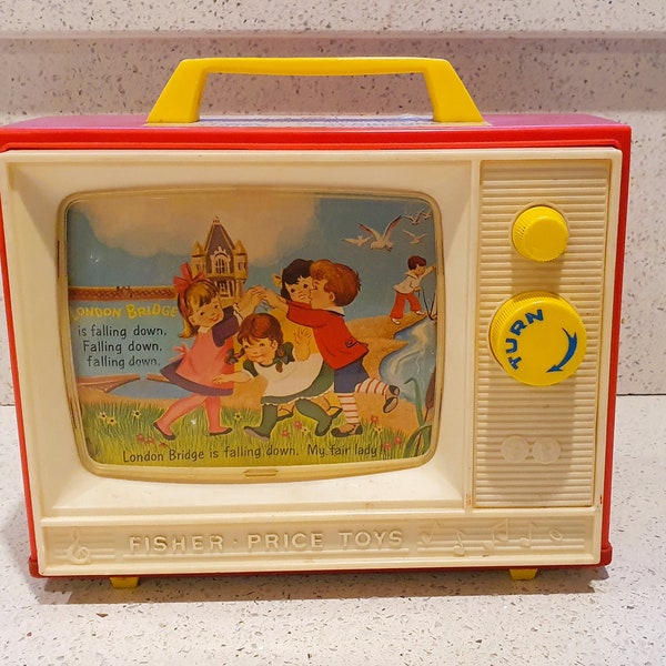 Musical Wind up Tv - Etsy UK