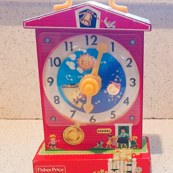 Vintage Toy Clock - Etsy