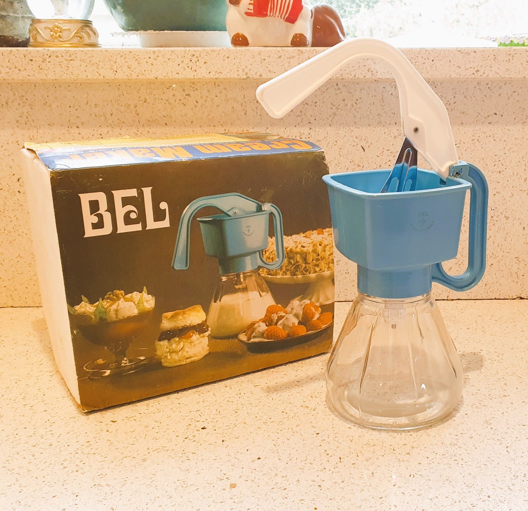 Vintage BEL Cream Maker: Mid Century Kitchenalia, Boxed - Etsy