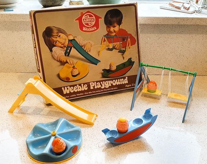 Vintage Weebles, Playground, Weebles, Children, 'weebles Wobble but ...