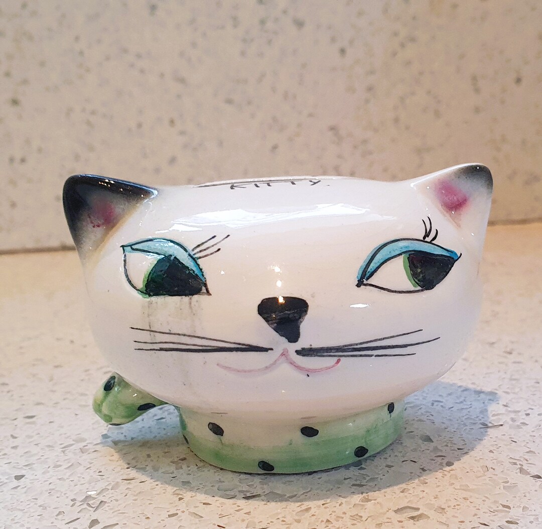 Vintage, Holt Howard Cat, Sixpenny, Kitty, Money Box, Piggy Bank ...