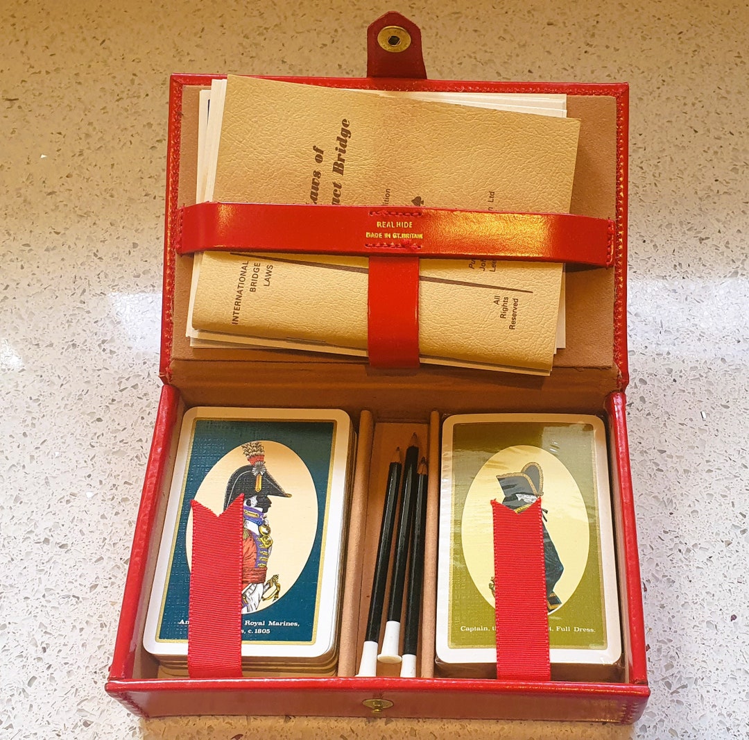 Vintage Bridge Set Vintage Bridge Case Vintage Bridge Book - Etsy