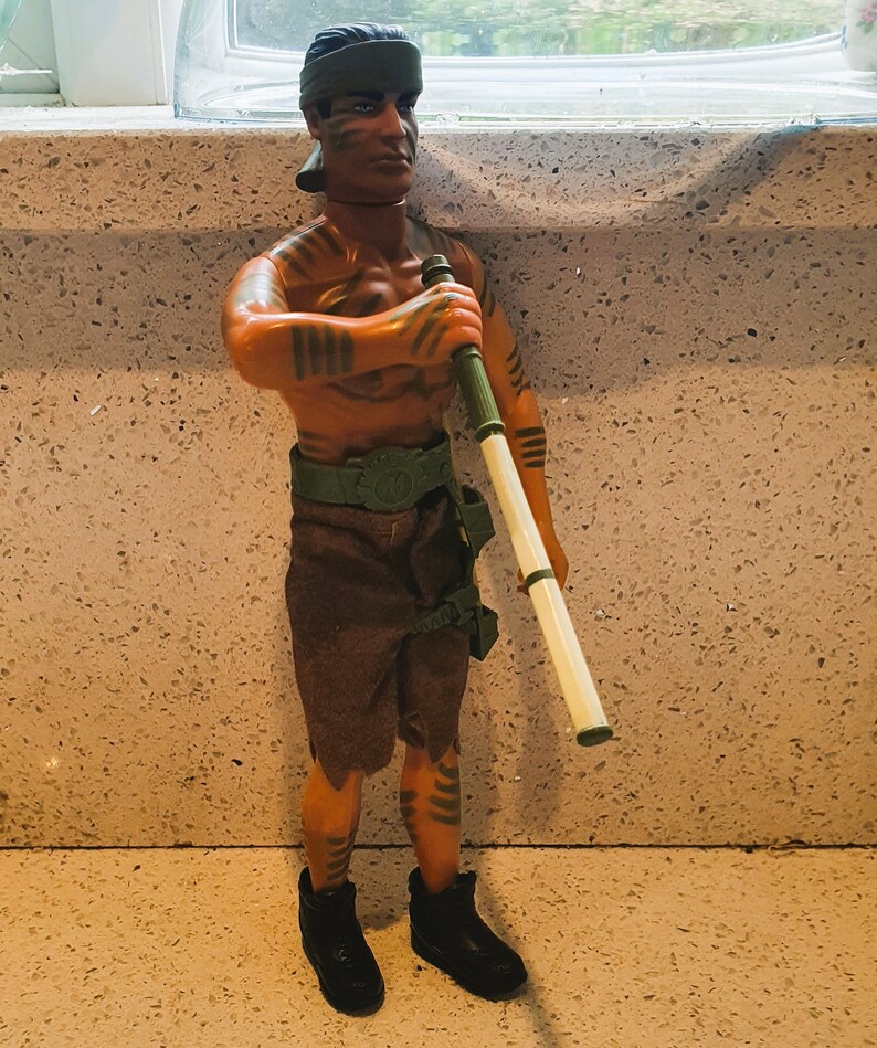 Vintage 90s Action Man, Blow Pipe Jungle Hasbro Figure - Etsy