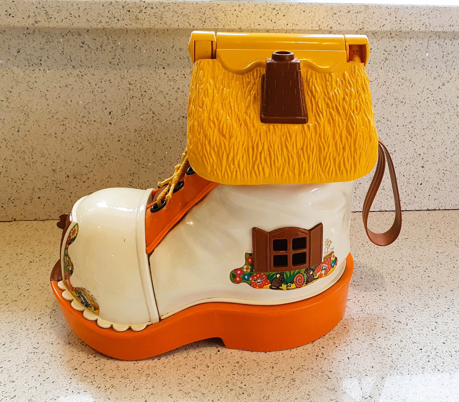 Vintage 70s Toy Matchbox Play Boot Shoe House Live N Learn - Etsy