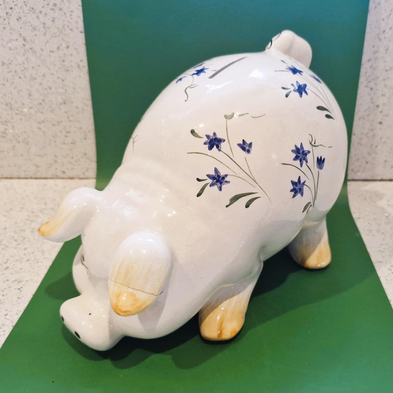 Large Porcelain Pigs - Etsy UK
