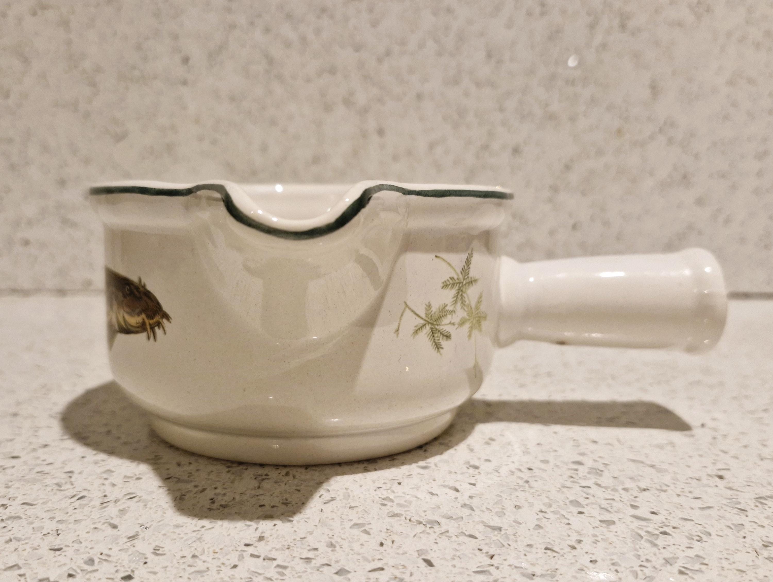 Vintage Simpsons English Ironstone Fish Sauce Jug: Spined Loach Design ...