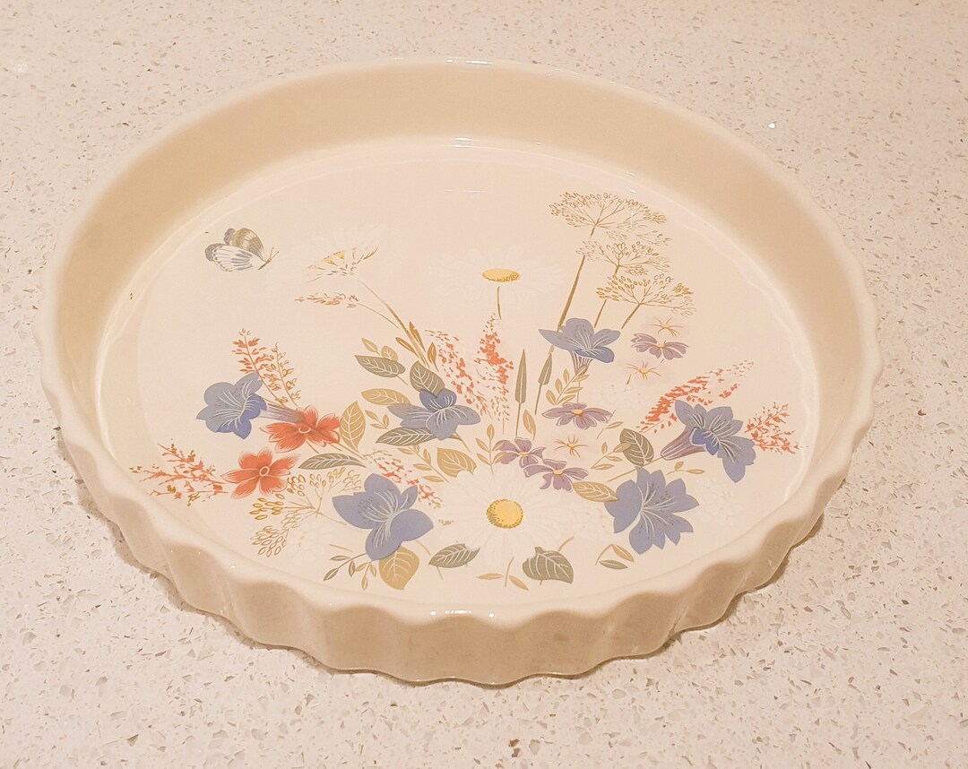 Vintage, Poole Pottery Quiche Dish, Oven to Table, Poole Pottery ...