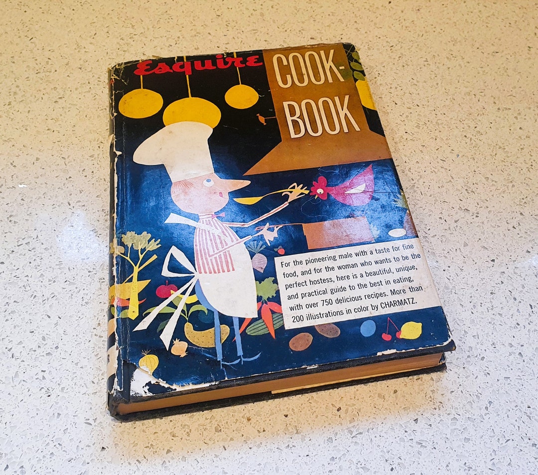 Esquire Cookbook 50s, Vintage, Men's, Cook Book, Cook Book for Men ...