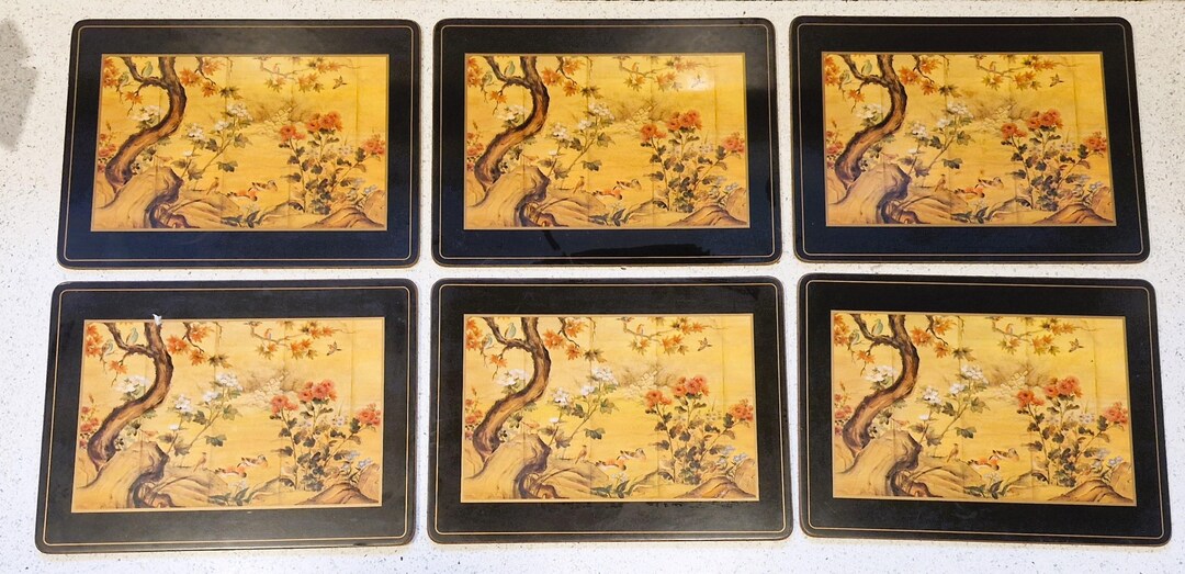 Vintage, Pimpernel Chinese Screen Placemats, Pimpernel, Placemats ...