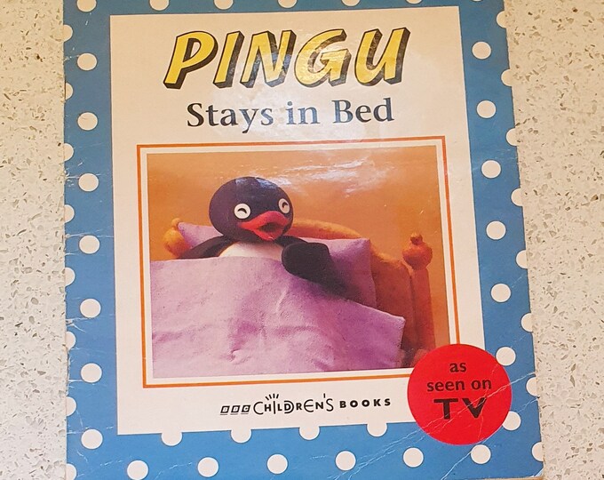 Pingu Stays in Bed, Pingu Gift, 90s Pingu, Toot Toot, Iconic TV Show ...