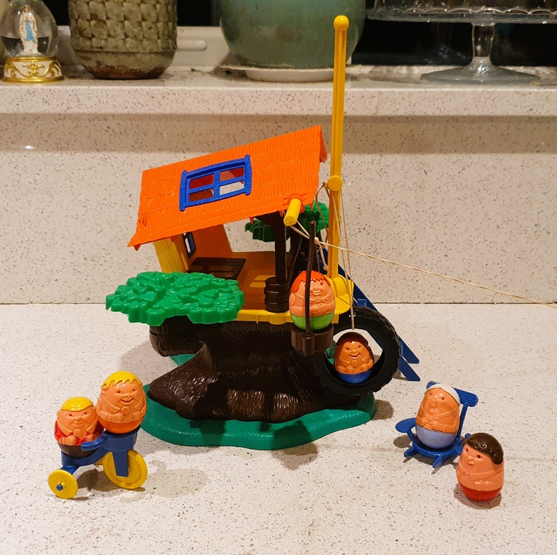 Vintage Airfix Weebles Treehouse Playset - Our Gang - Complete With Zip ...