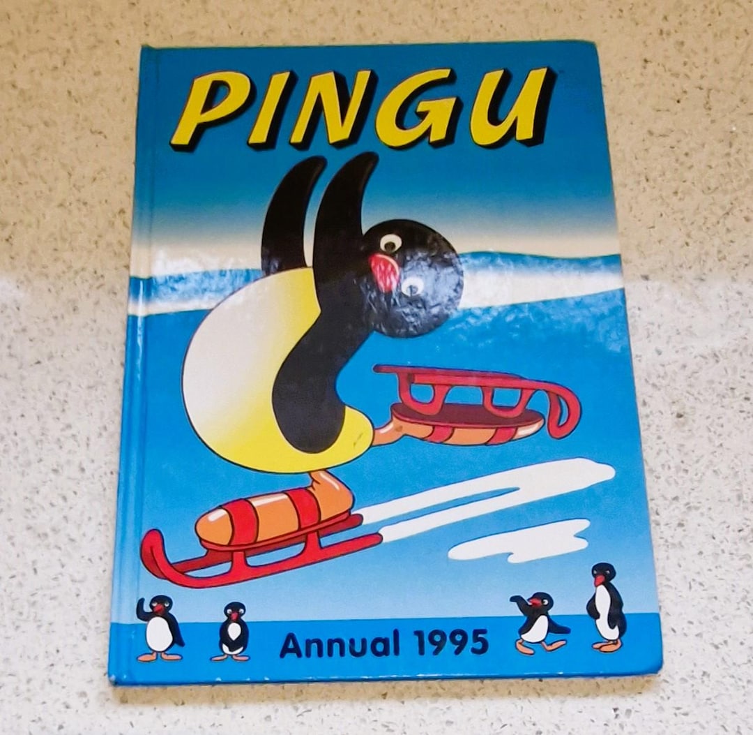 PINGU Annual, 1995, Pingu Gift, 90s Pingu, Toot Toot, Iconic TV Show ...