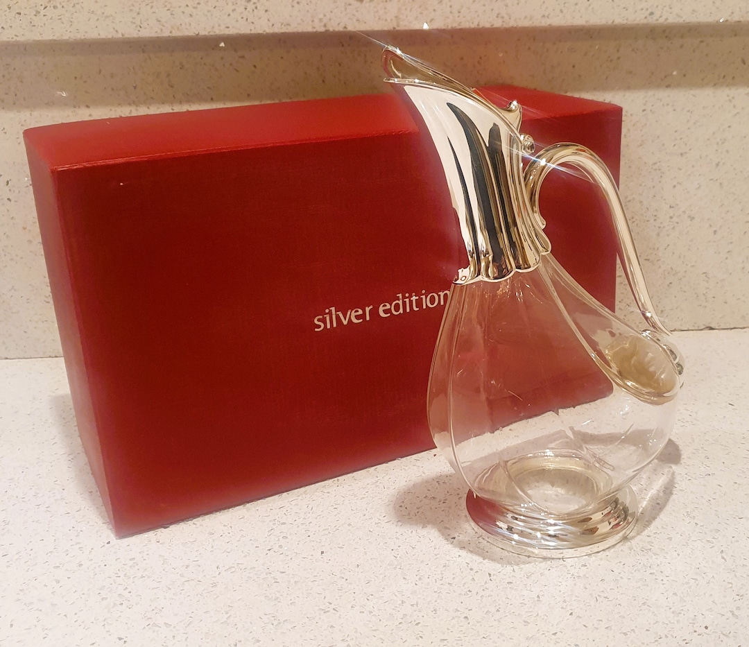 Vintage Silver Plated Duck Decanter, Carafe, Duck Jug, Duck Wine ...