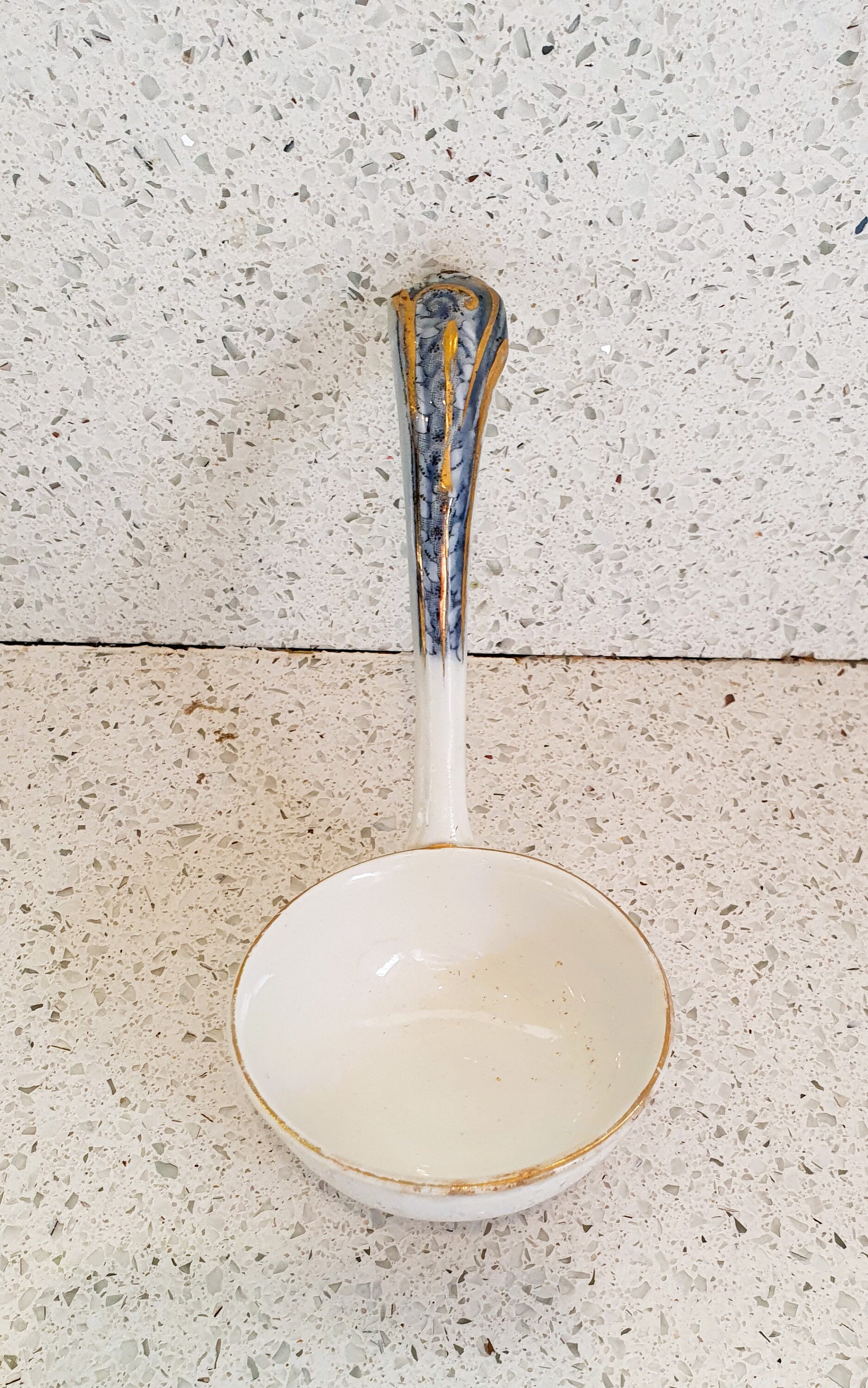 Vintage 30s Ceramic Soup Ladle, White, Art Deco, Immaculate, Original ...