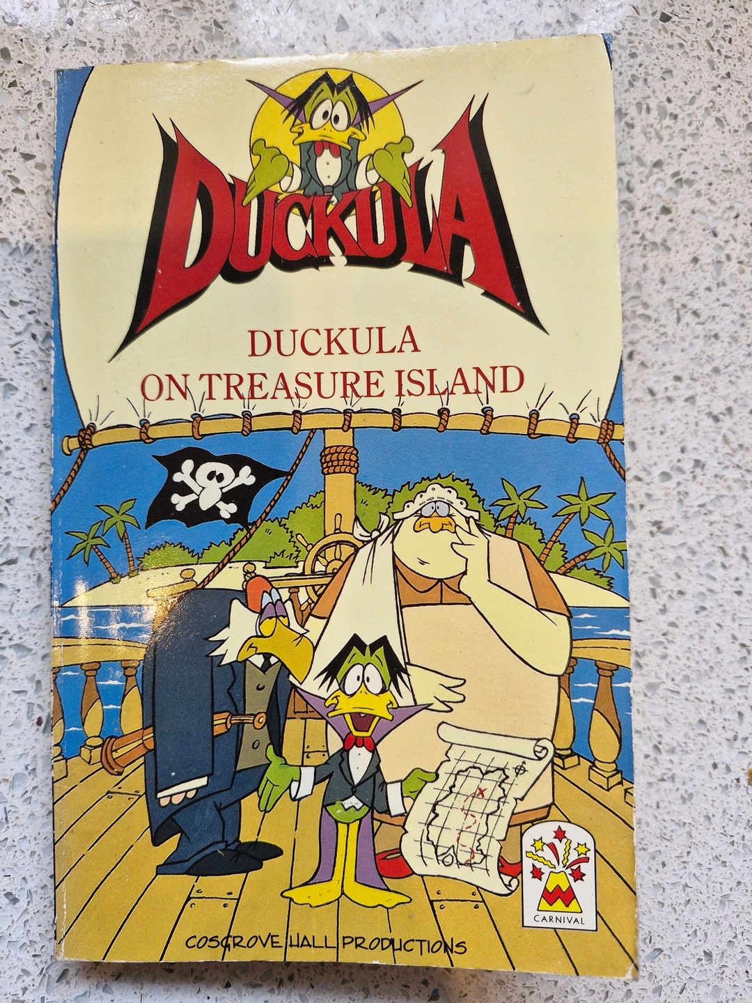 Count Duckula Story Book, Duckula on Treasure Island, 1988, Gift ...