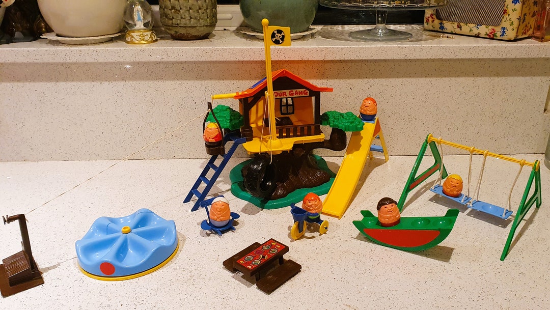 Vintage Airfix Weebles Treehouse Playset - Our Gang - Complete With Zip ...