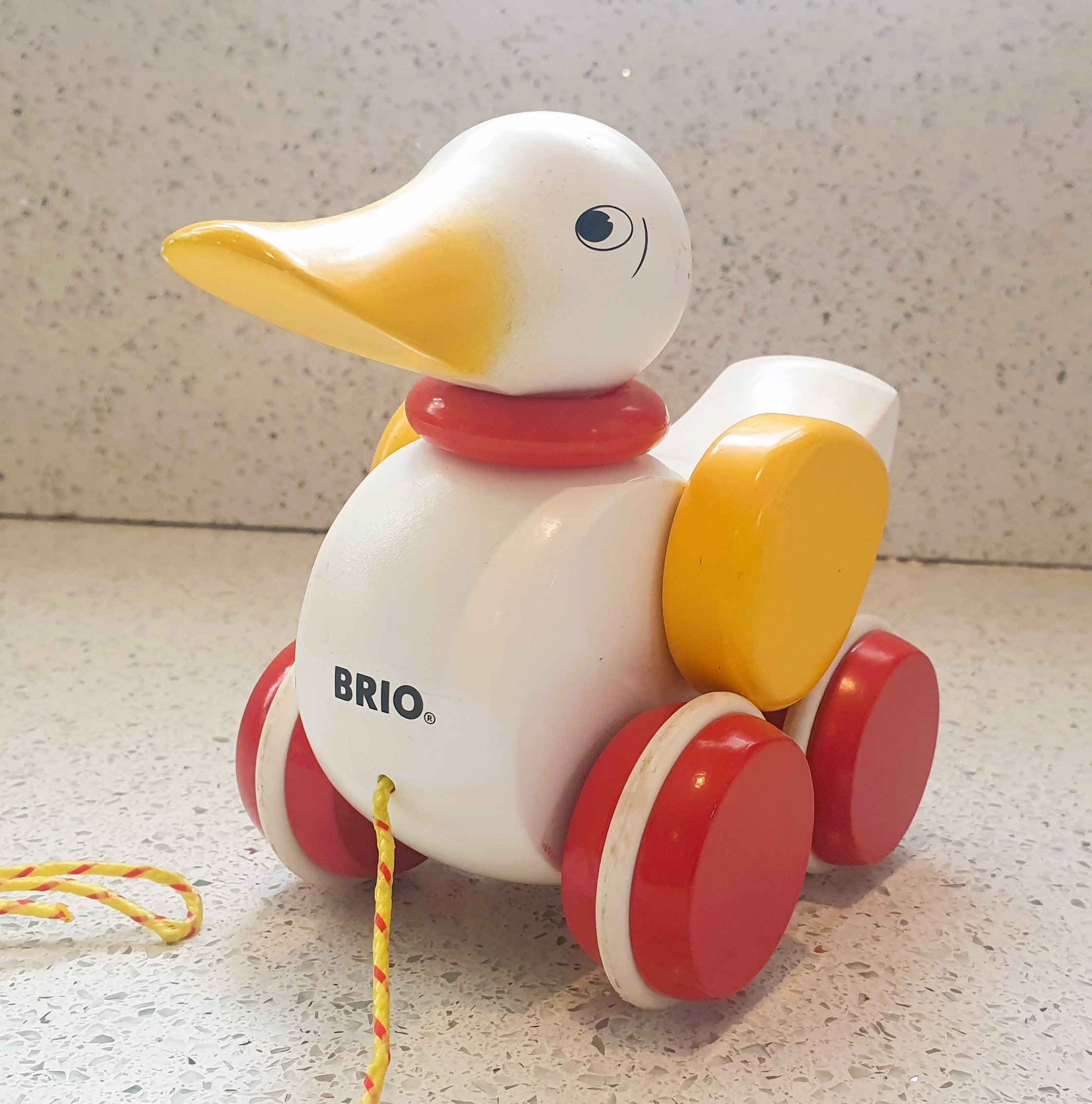 Vintage Brio Wooden Duck Pull Along Toy Quirky Fun Toddler - Etsy