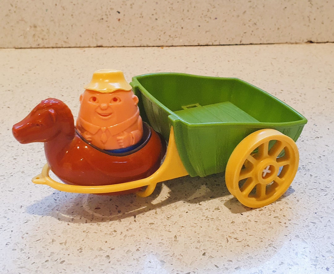 Vintage 70s Airfix Weeble Farmer With Horse and Carriage Ranch Set ...