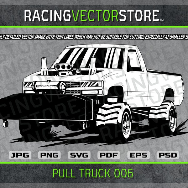 Truck Pulling Svg - Etsy