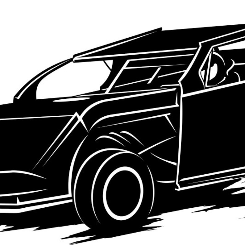 Modified Dirt Race Car Image in .svg .ai .eps .pdf .png .jpg - Etsy