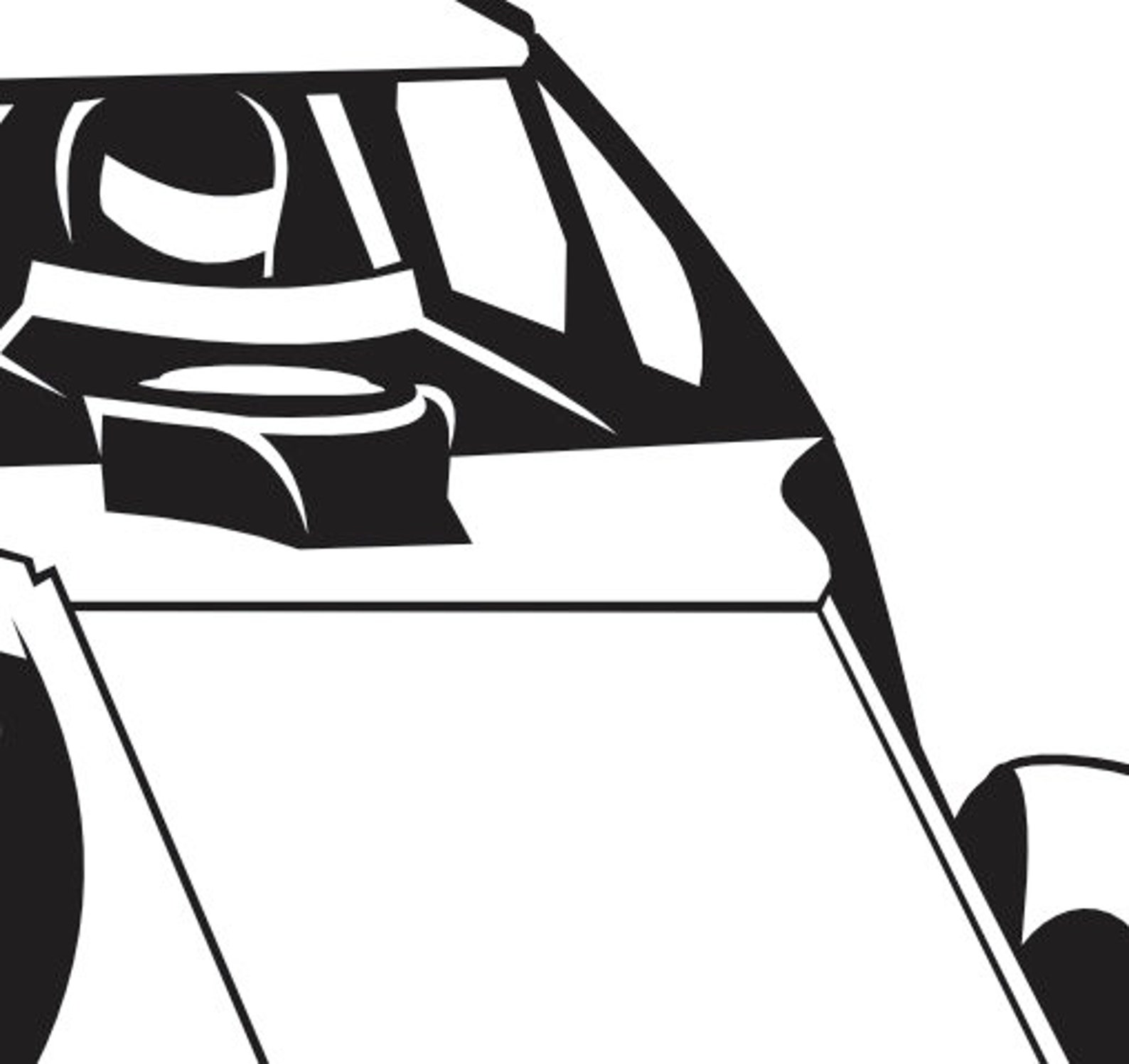 Dirt Modified Race Car Vector Clipart Image Cuttable in .svg. Eps. .pdf ...