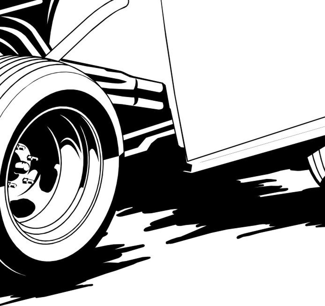 Dirt Modified Race Car Highly Detailed Vector Image in .svg .eps .pdf ...