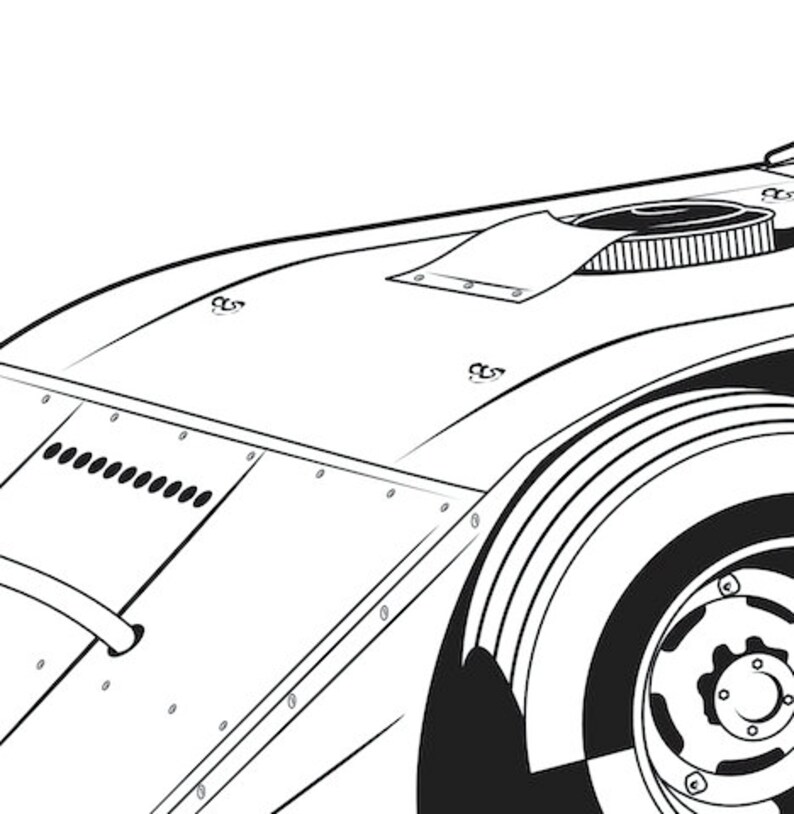 Dirt Late Model Vintage Race Car Highly Detailed Vector Image in .svg ...