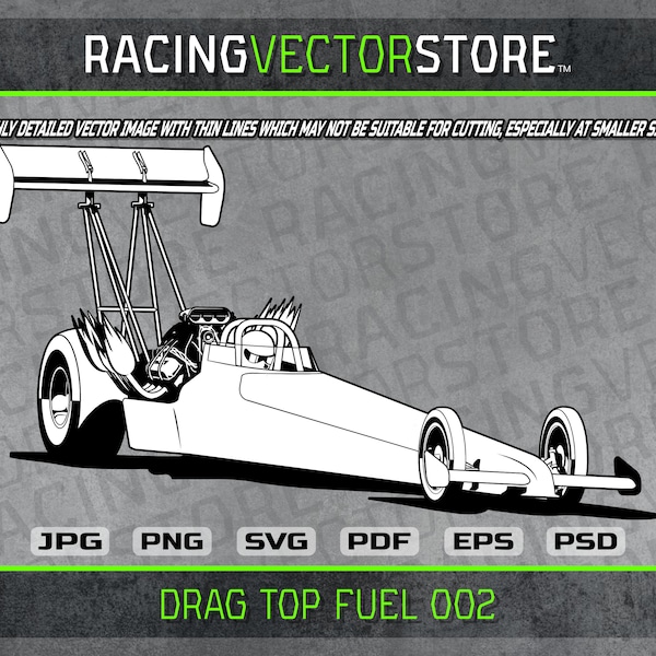 Drag Racing Svg - Etsy
