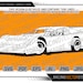 Dirt Late Model Vintage 1990's Race Car Highly Detailed Image in .svg ...