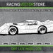 Cartoon Dirt Late Model Race Car Highly Detailed Vector Image in .svg ...