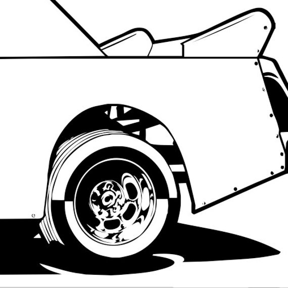 Street Stock Race Cars Drawings