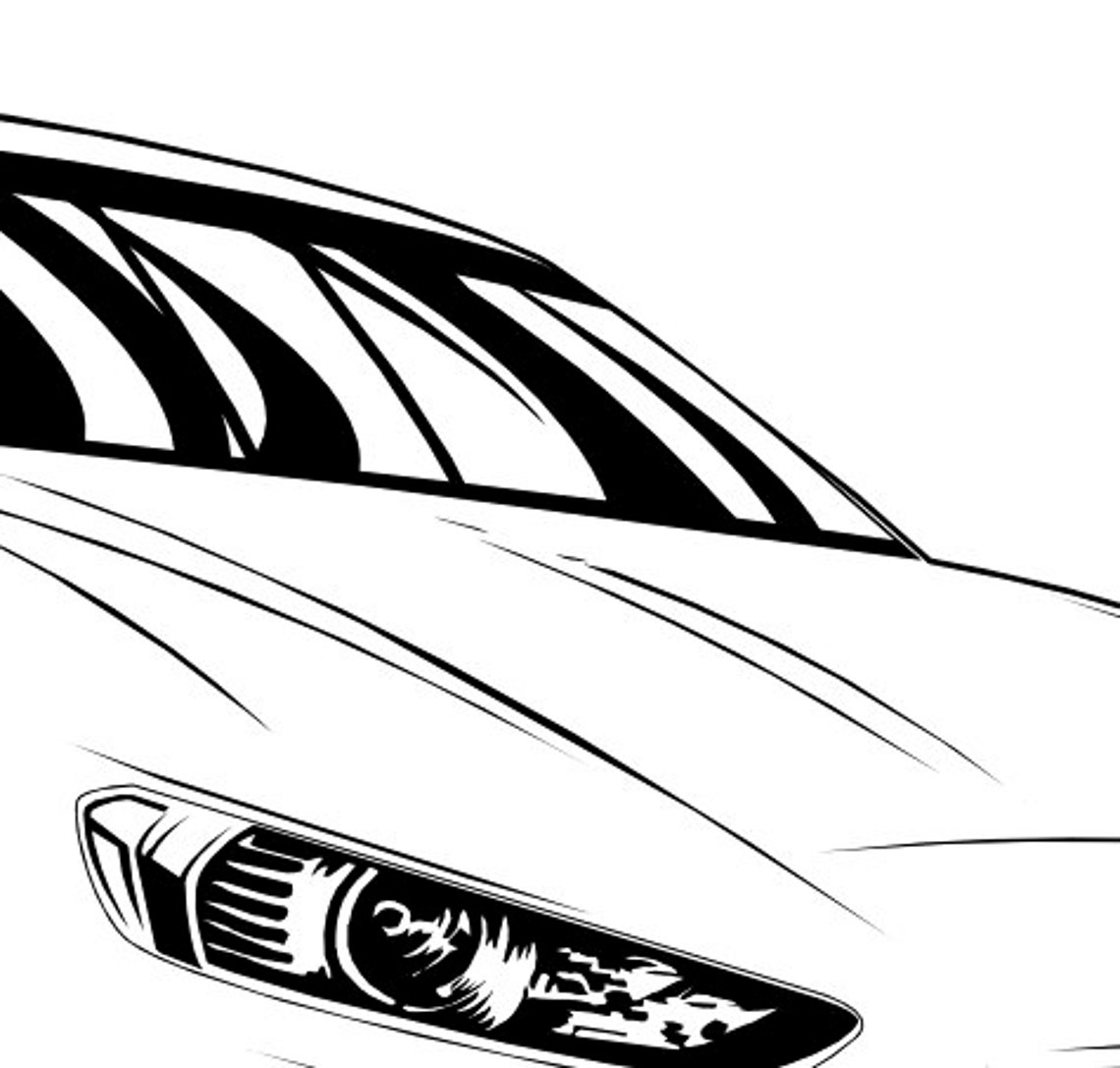 NASCAR Cup Race Car Highly Detailed Vector Clipart Image in .svg .ai ...