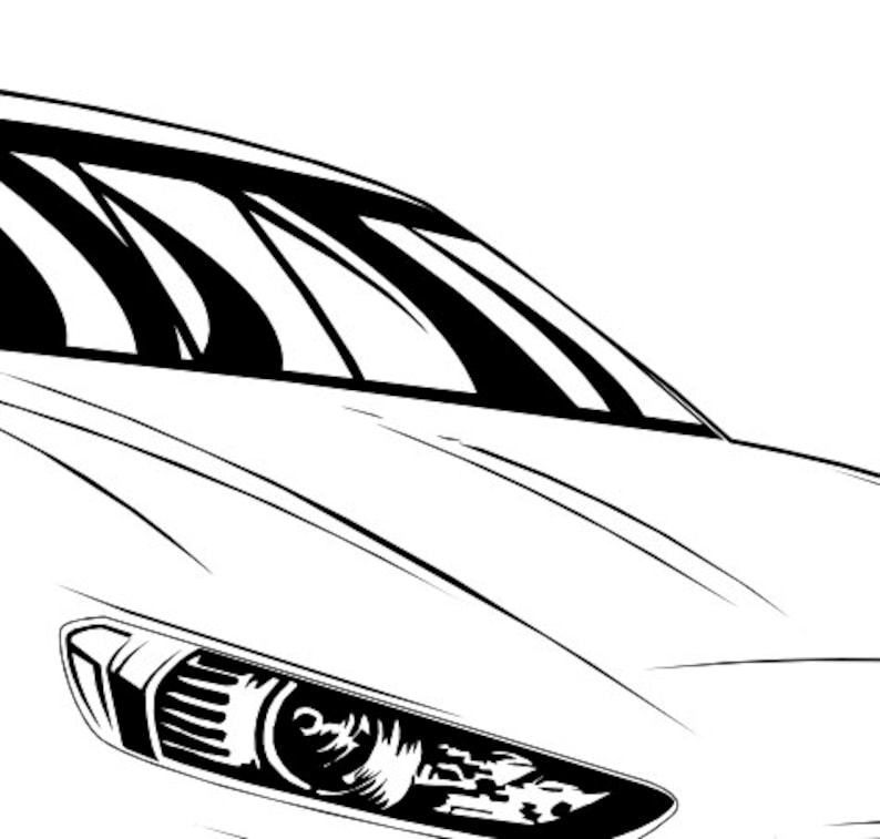 NASCAR Cup Race Car Highly Detailed Vector Image in .svg .ai .pdf .eps ...