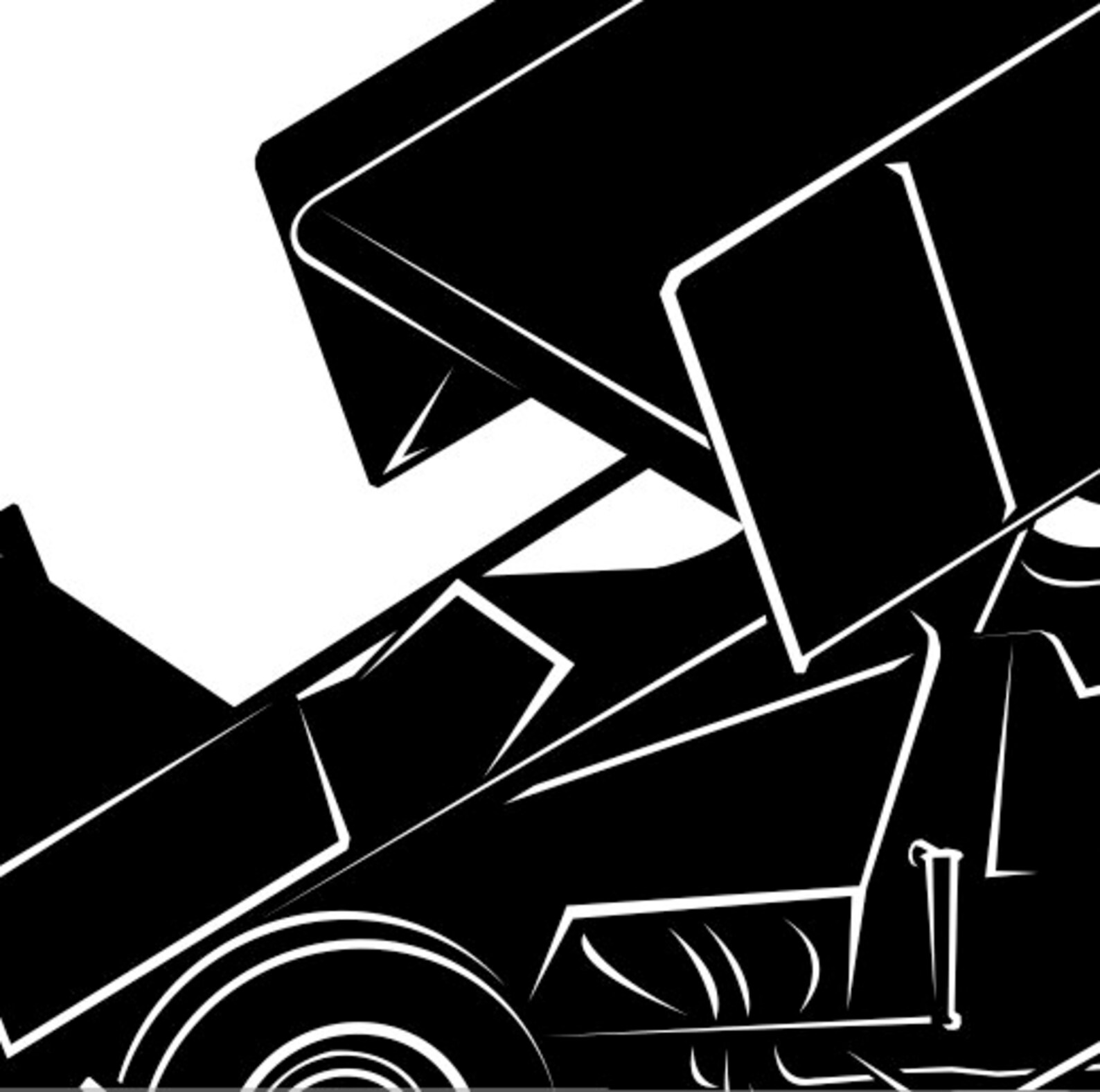 Winged Dirt Sprint Car Image in .svg .ai .eps .pdf .png .ai - Etsy
