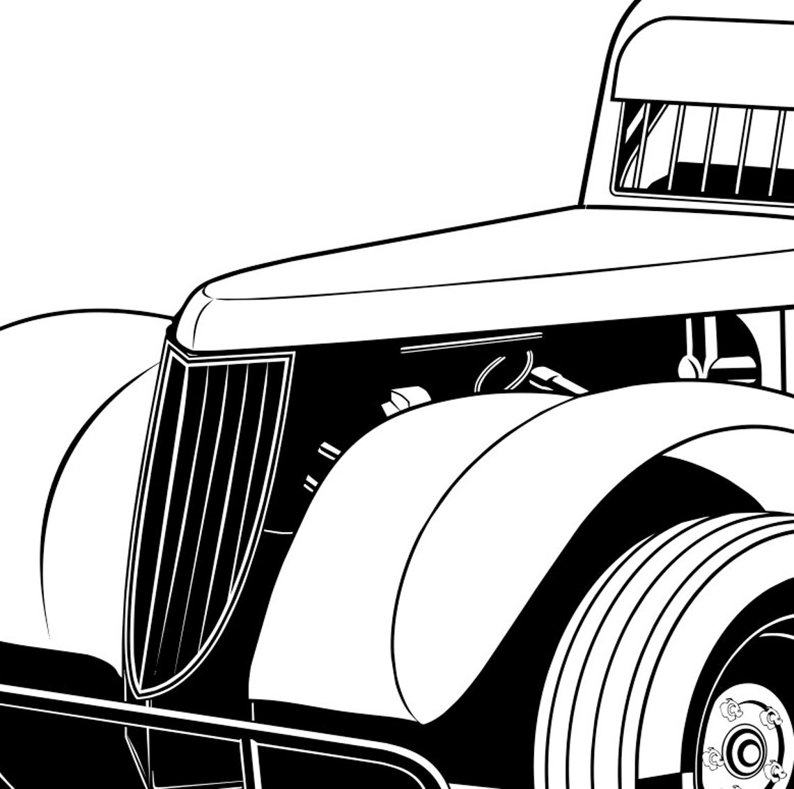 Legend / Dwarf Race Car Highly Detailed Vector Clipart Image in .svg ...