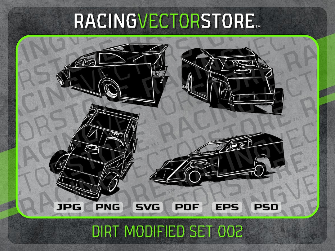 Modified Dirt Race Car Clipart Images in .svg .ai .eps .png .jpg .pdf ...