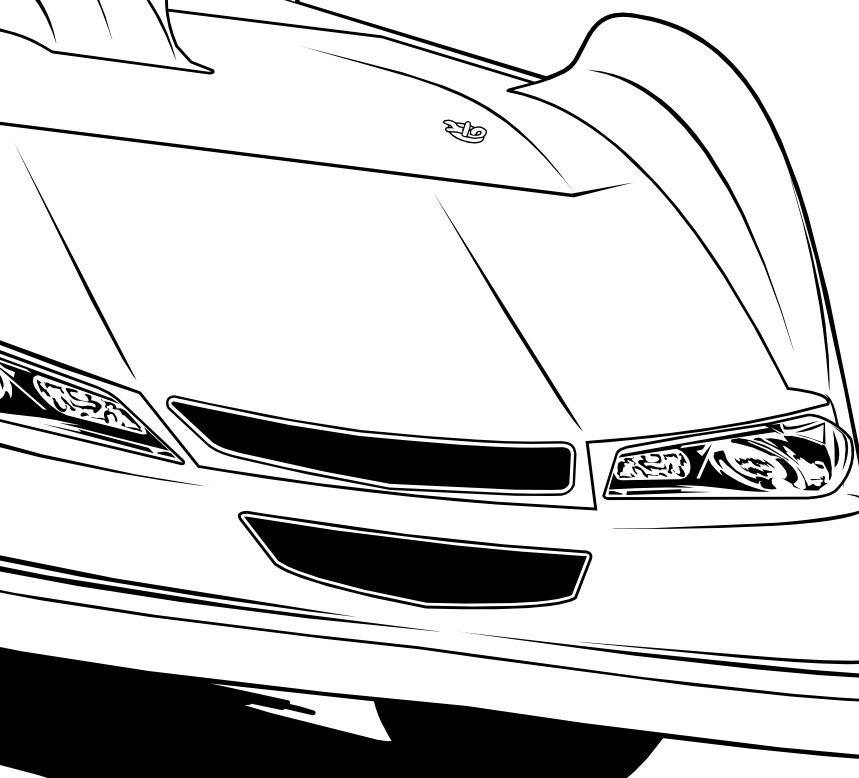 Dirt Super Stock Street Stock Race Car Highly Detailed Image in .svg ...