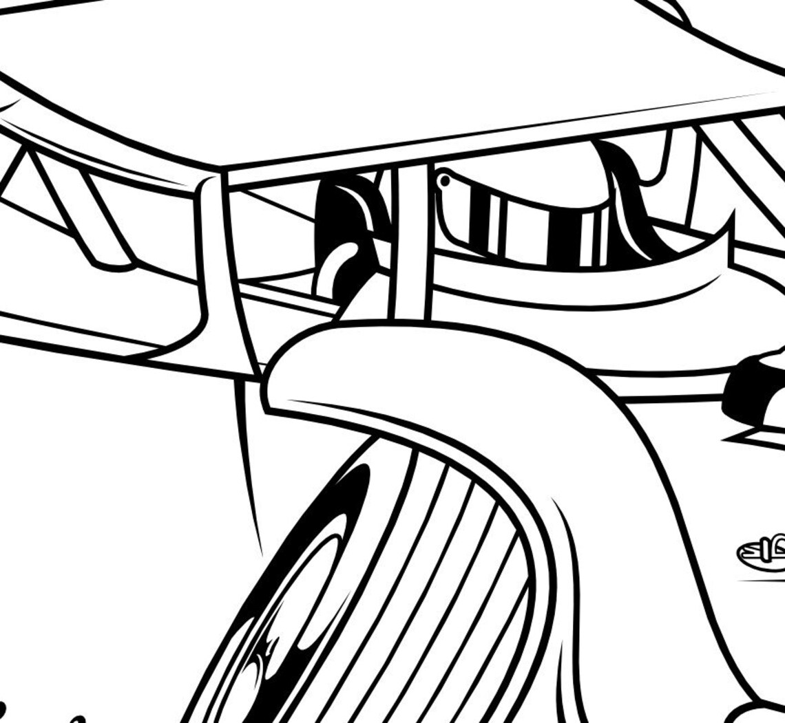 Cartoon Dirt Late Model Race Car Highly Detailed Vector Image in .svg ...