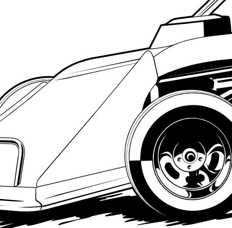 Dirt Modified Race Car Highly Detailed Vector Image in .svg .eps .pdf ...