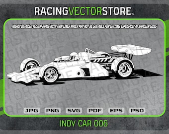 Dirt Track Modified Race Car Highly Detailed Image in .svg .ai - Etsy