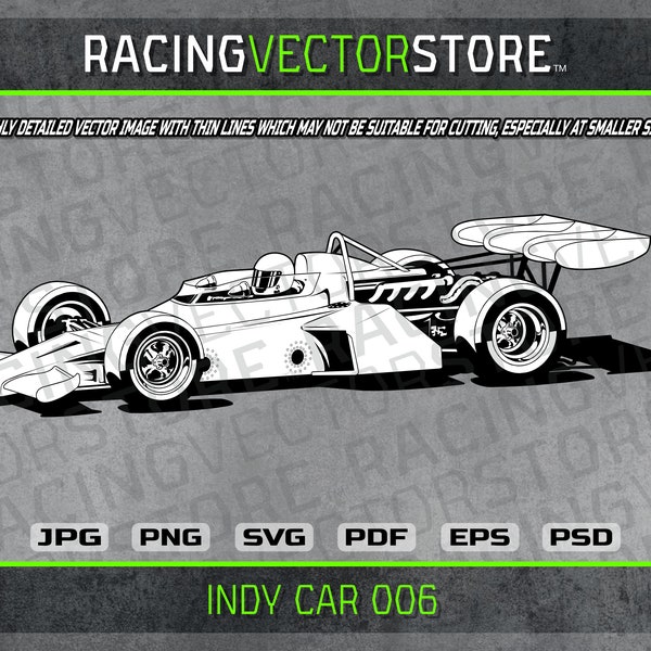 Indy Car Svg - Etsy