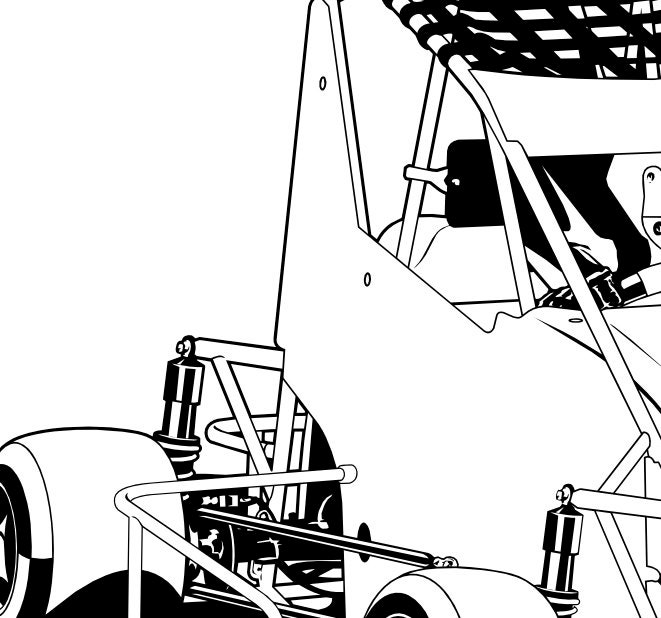 Quarter Midget Race Car Highly Detailed Vector Image in .svg .pdf .eps ...