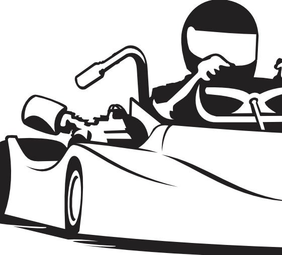 Go Kart Dirt Race Car Vector Clipart Image Cuttable in .svg. Eps. .pdf ...