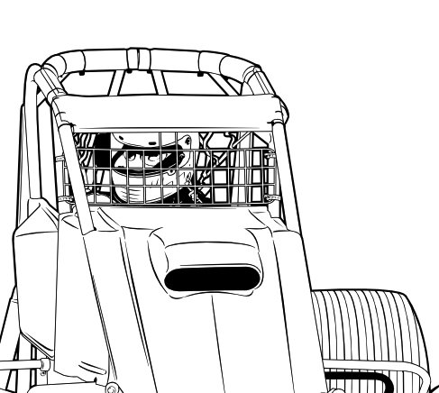 Dirt Track Sprint Car Race Car Highly Detailed Vector Image in - Etsy