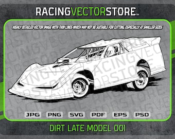 Late Model Vector - Etsy