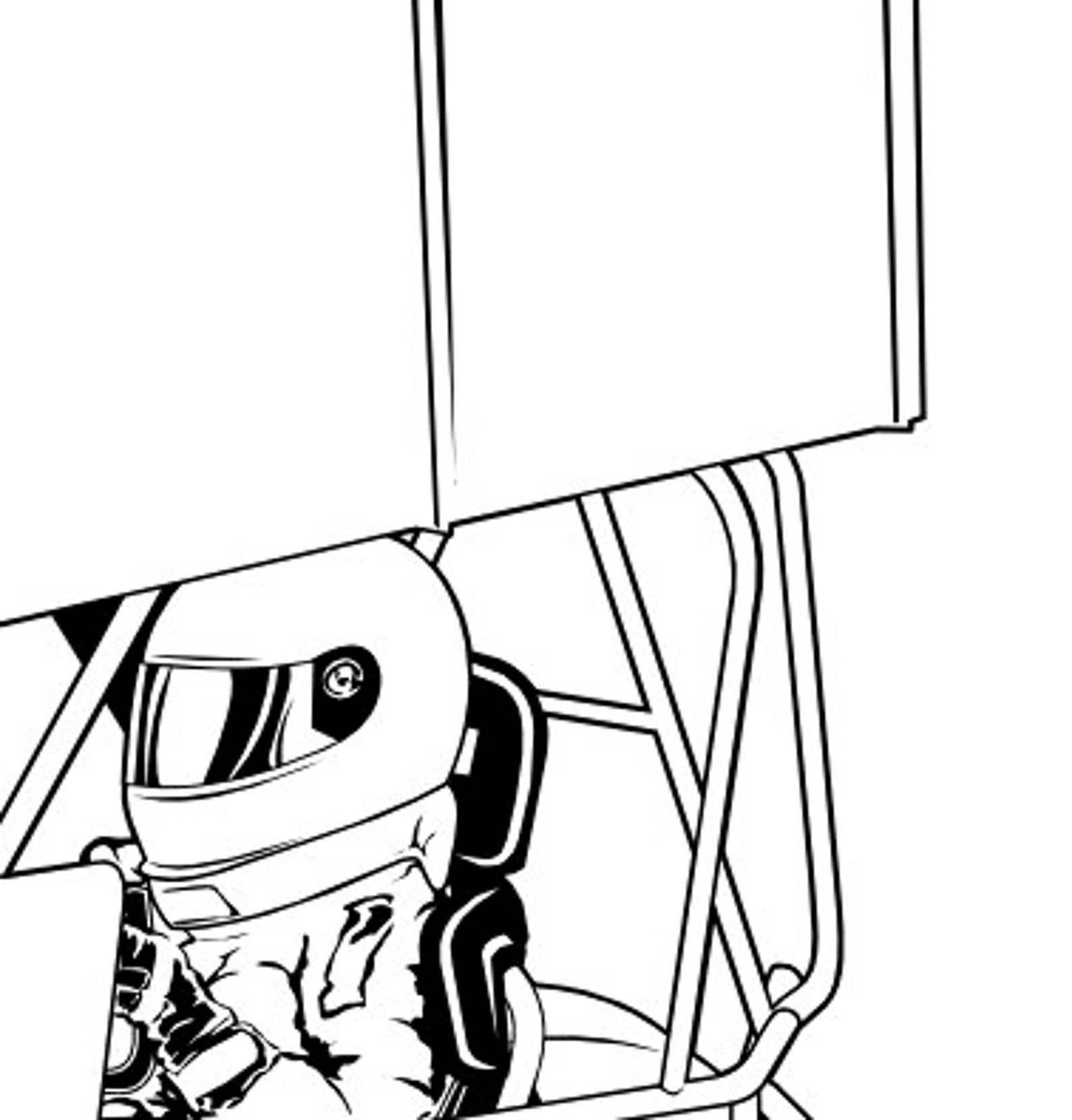 Outlaw Go Kart Highly Detailed Vector Clipart Image in .svg .pdf .eps ...