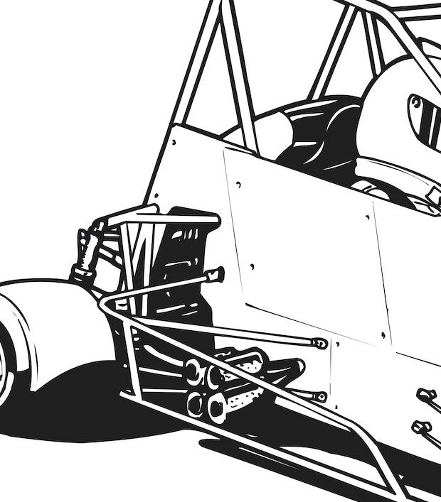Quarter Midget Race Car Highly Detailed Vector Clipart Image in .svg ...