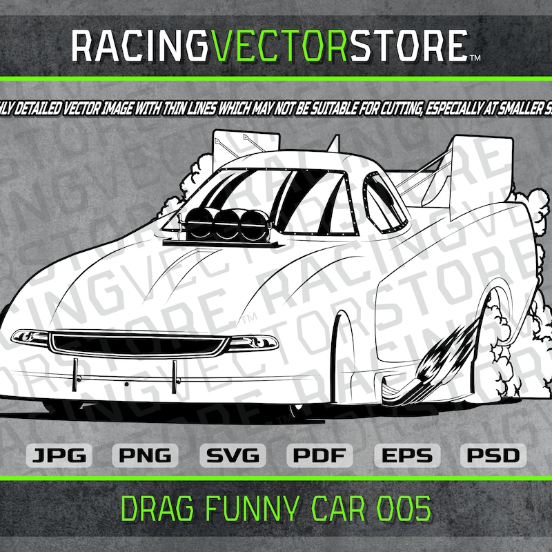 Drag Funny Car Svg - Etsy
