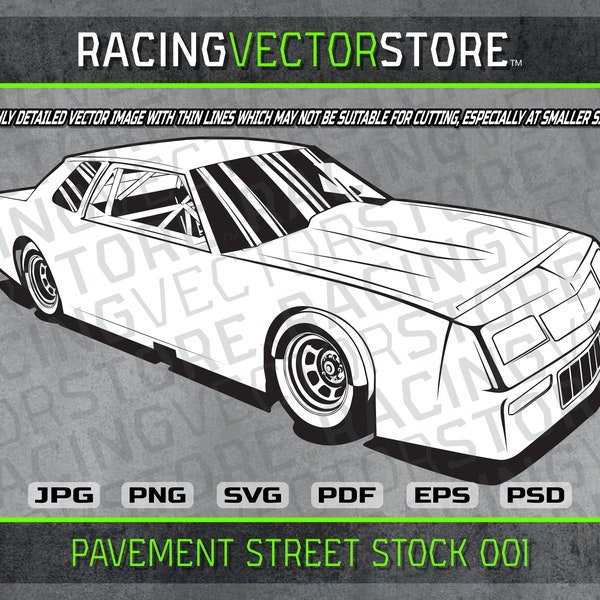 Stock Car Svg - Etsy