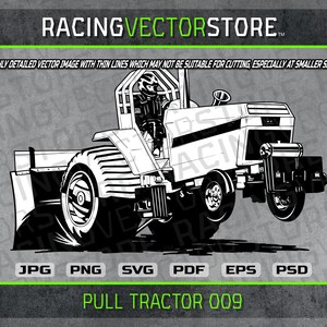 Pulling Tractor Highly Detailed Vector Image in .svg .eps .pdf .png ...